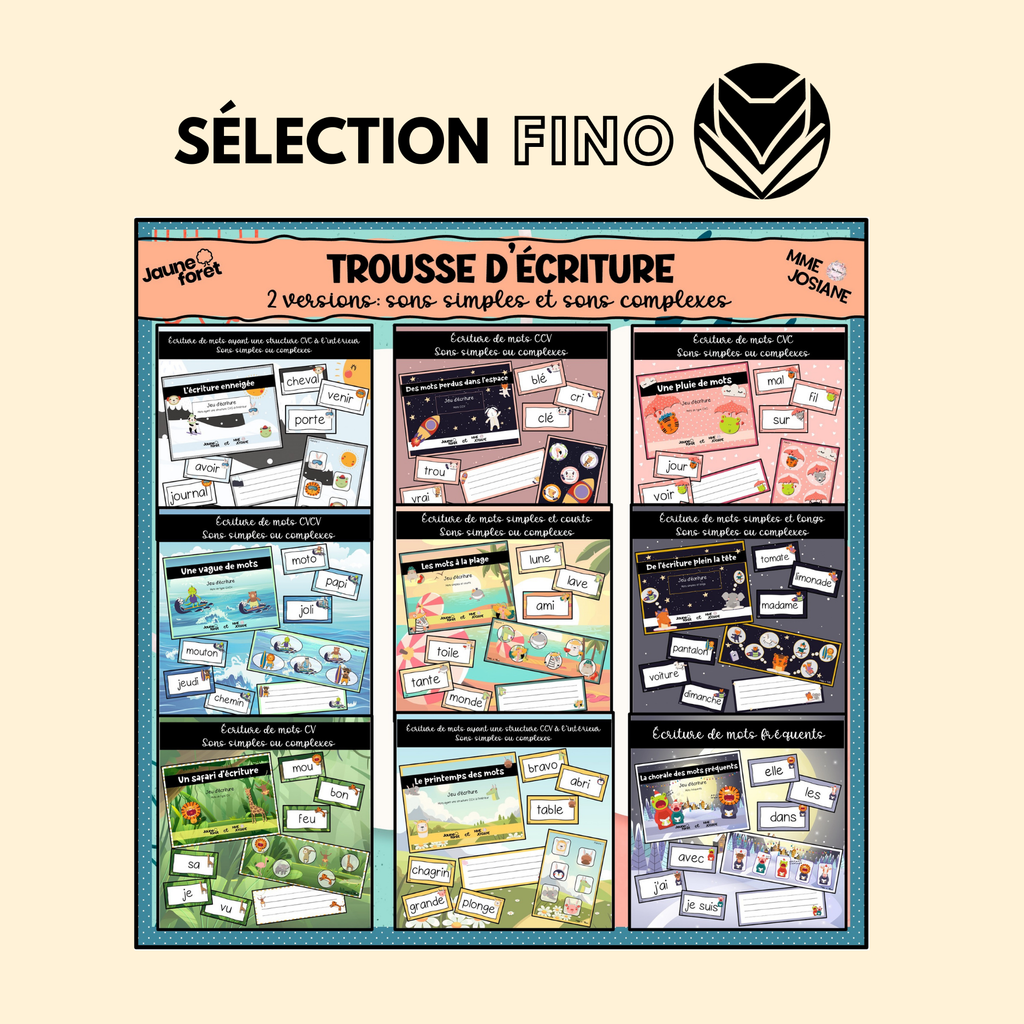 Trousse d'écriture – Fino Éducation